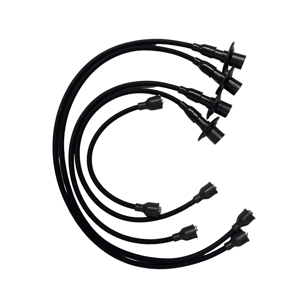 QSPEED BRAIDED IGNITION LEAD SET BLACK - QSPEEDLEADBLACK | Qualitat